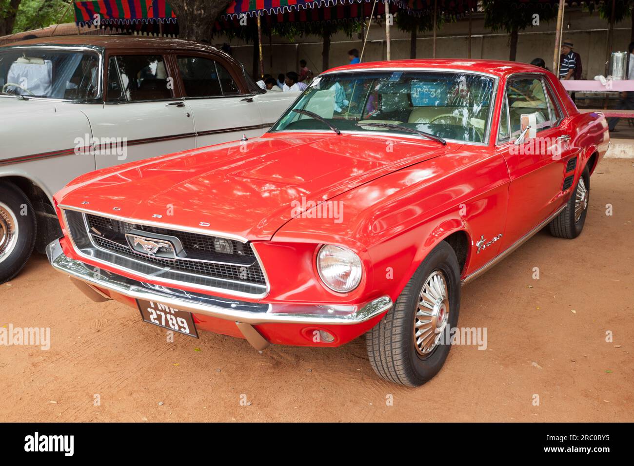 Ford Mustang (retro vintage car) on Heritage Car Rally 2011 of Madras ...