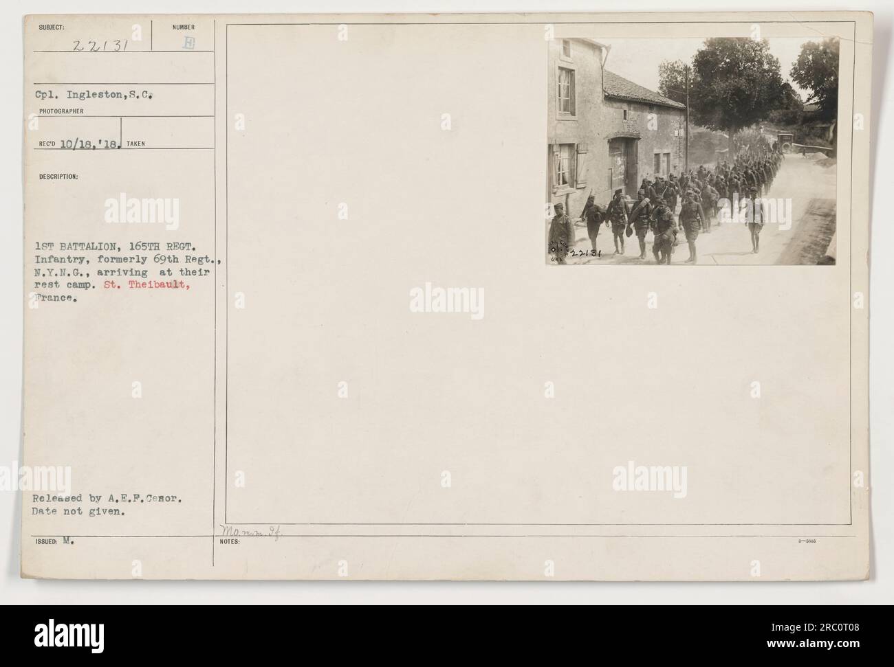 165th infantry regiment hi-res stock photography and images - Alamy