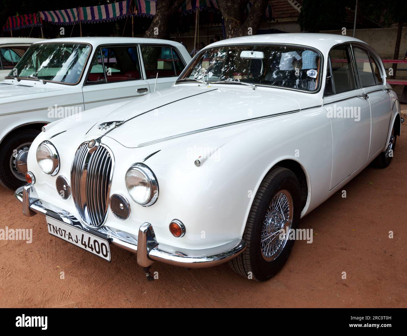 Jaguar (retro vintage car) on Heritage Car Rally 2011 of Madras ...