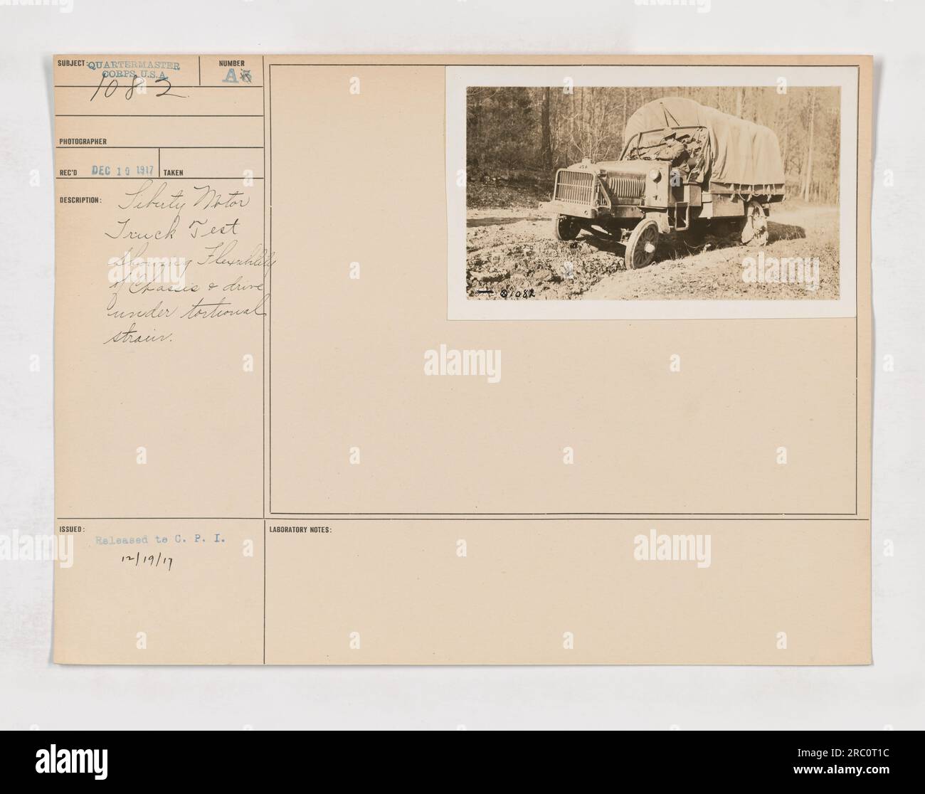 Liberty motor truck test hi-res stock photography and images - Alamy