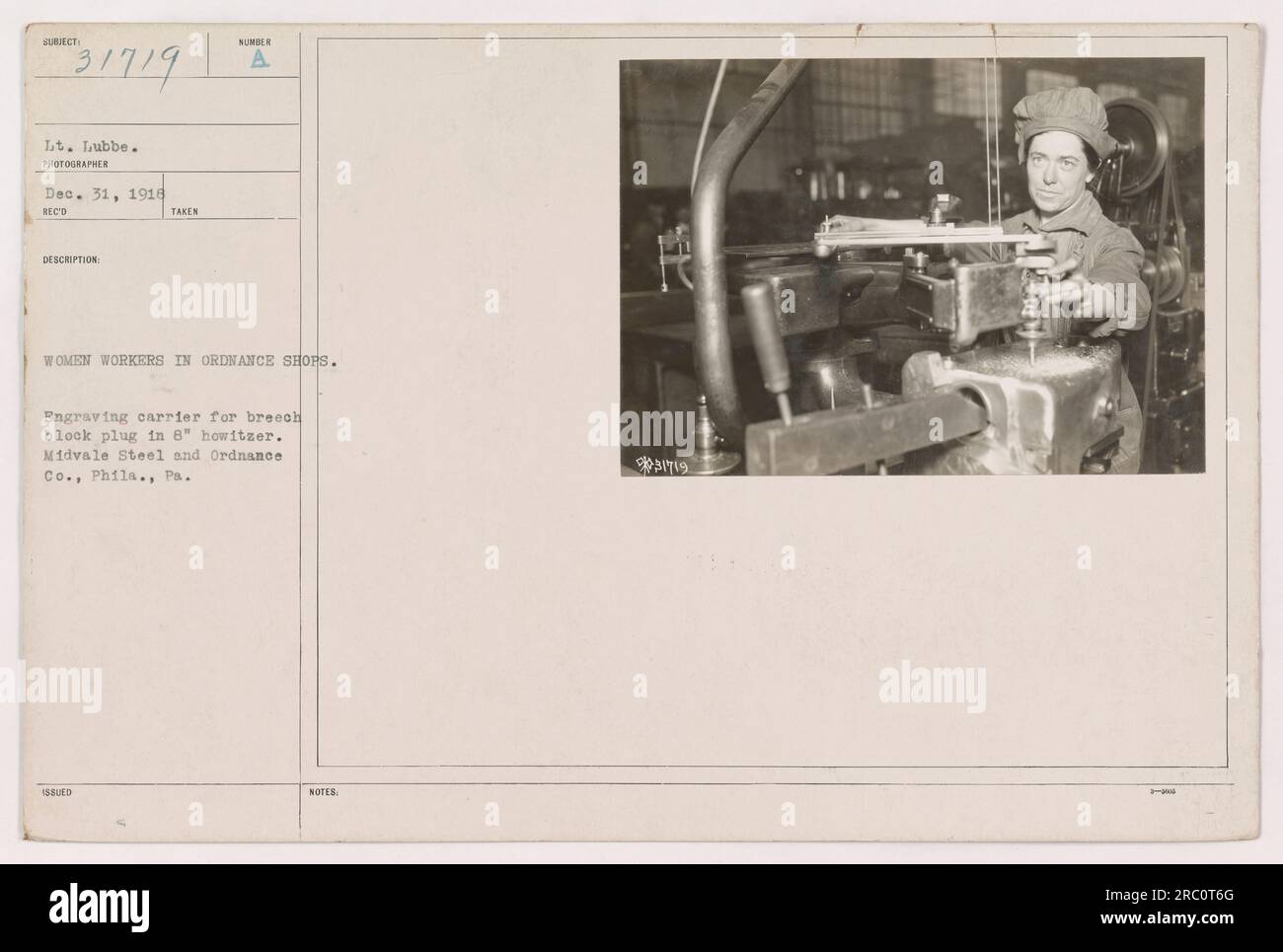 Women workers at Midvale Steel and Ordnance Co. in Philadelphia, PA ...