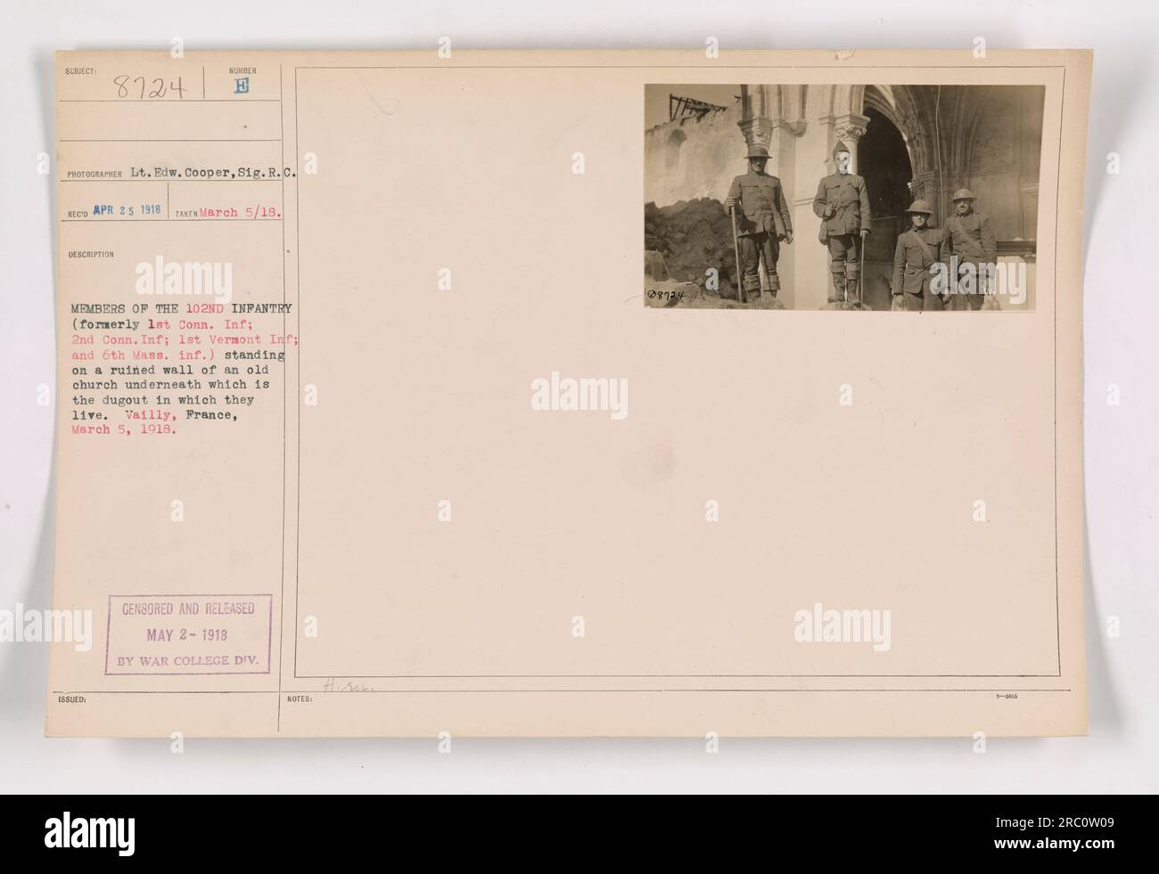 102nd infantry hi-res stock photography and images - Alamy