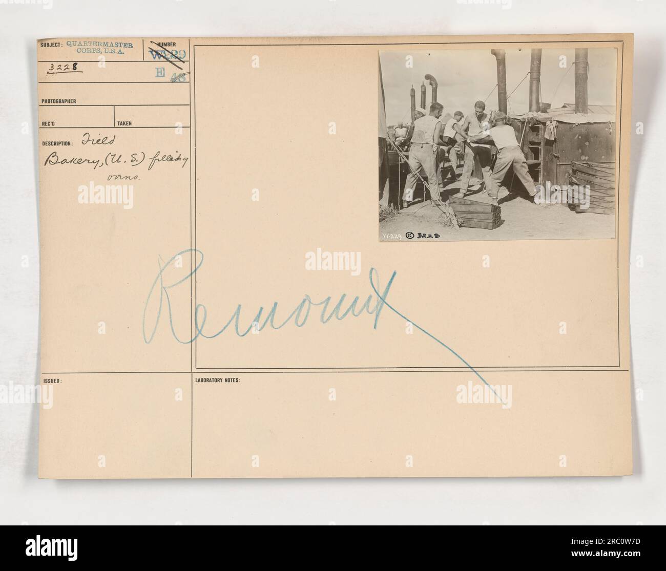 A field bakery operated by the Quartermaster Corps of the U.S. Army ...