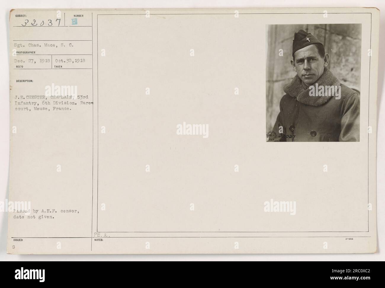 Sergeant Chas. Mace of the Signal Corps is seen in this photograph. It ...