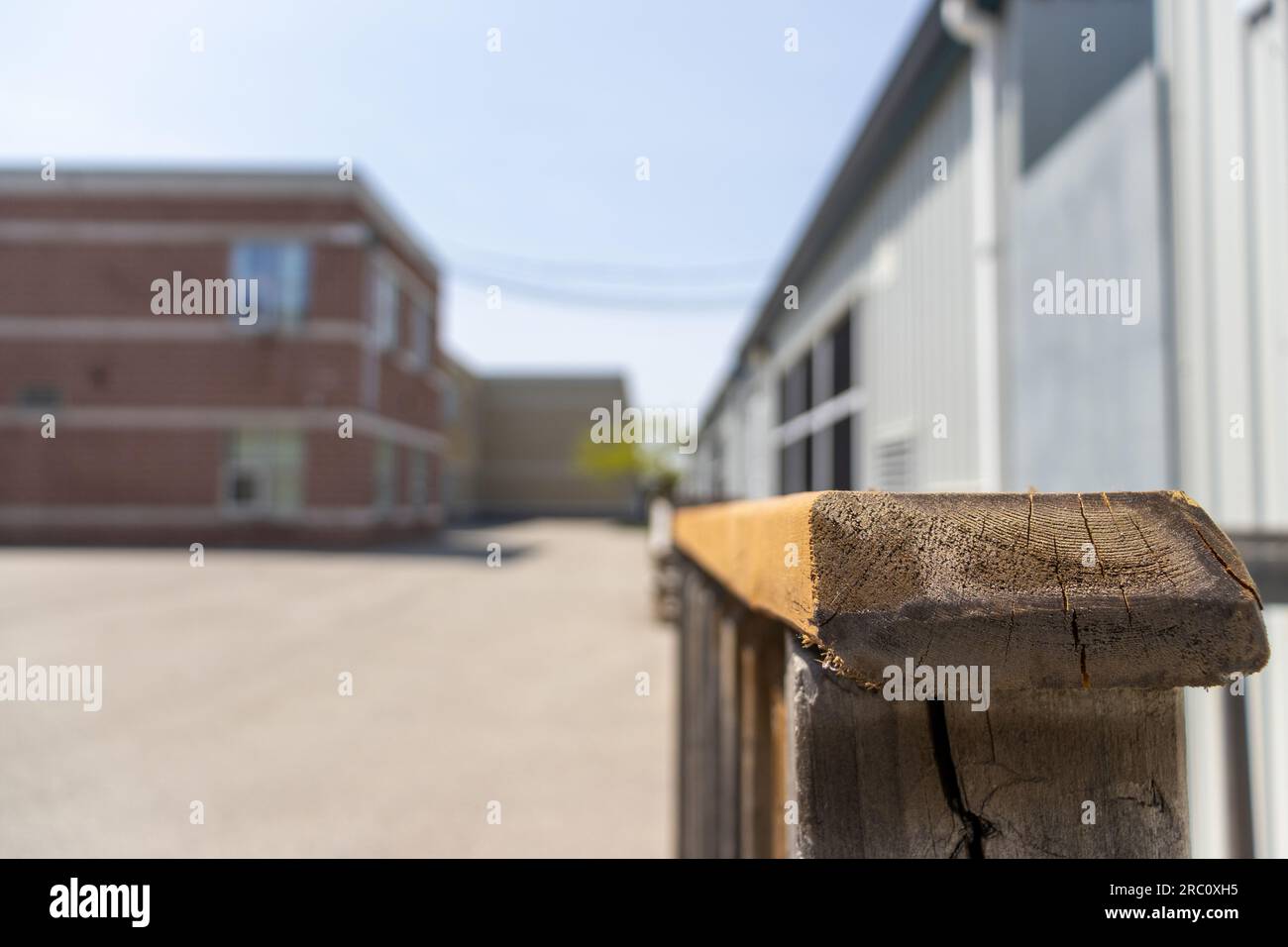 Wooden balcony wood railing hi-res stock photography and images - Alamy