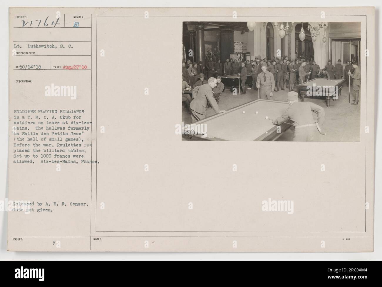 American soldiers at aix les bains hi-res stock photography and images ...