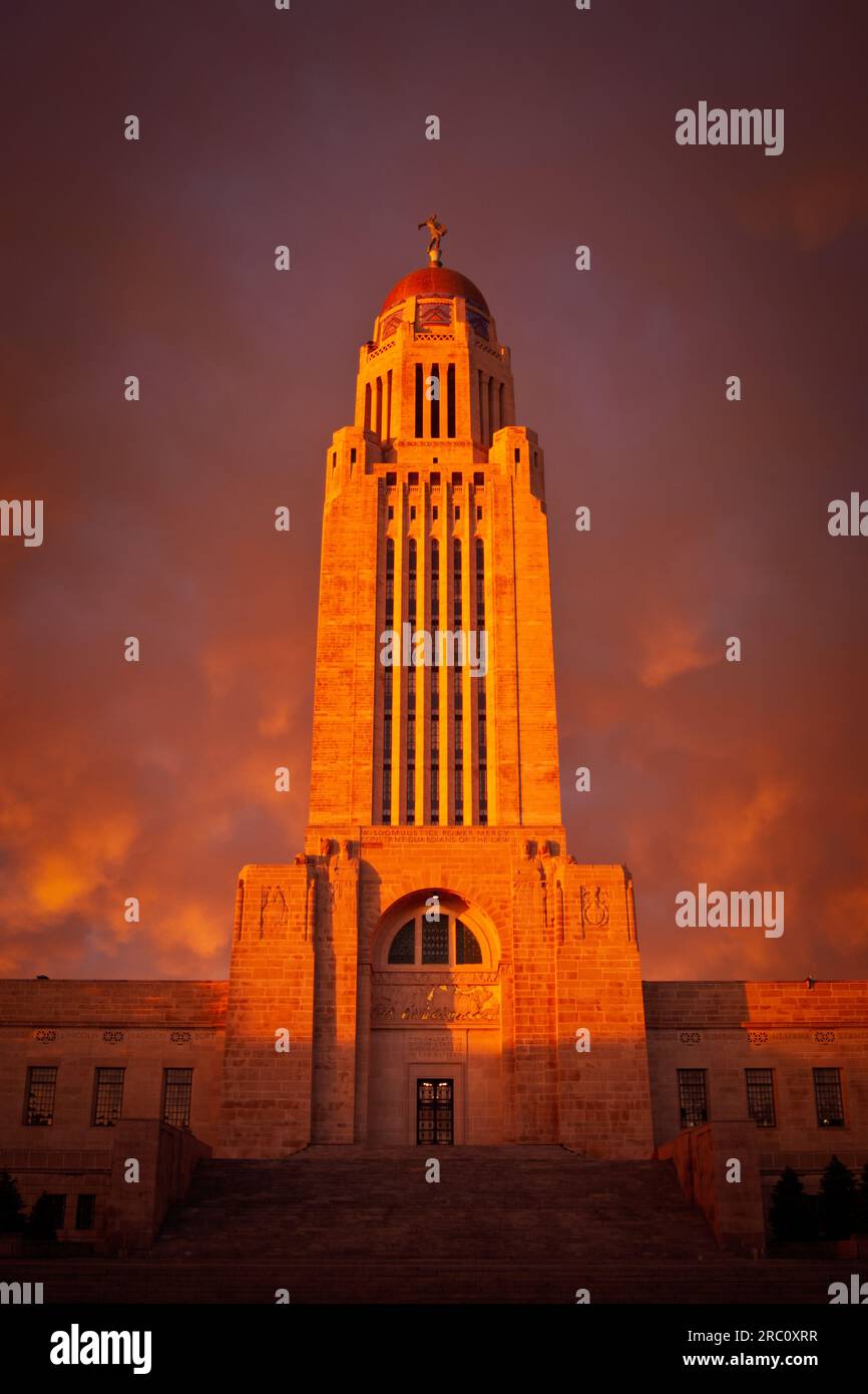 Nebraska state capitol building hi-res stock photography and images - Alamy