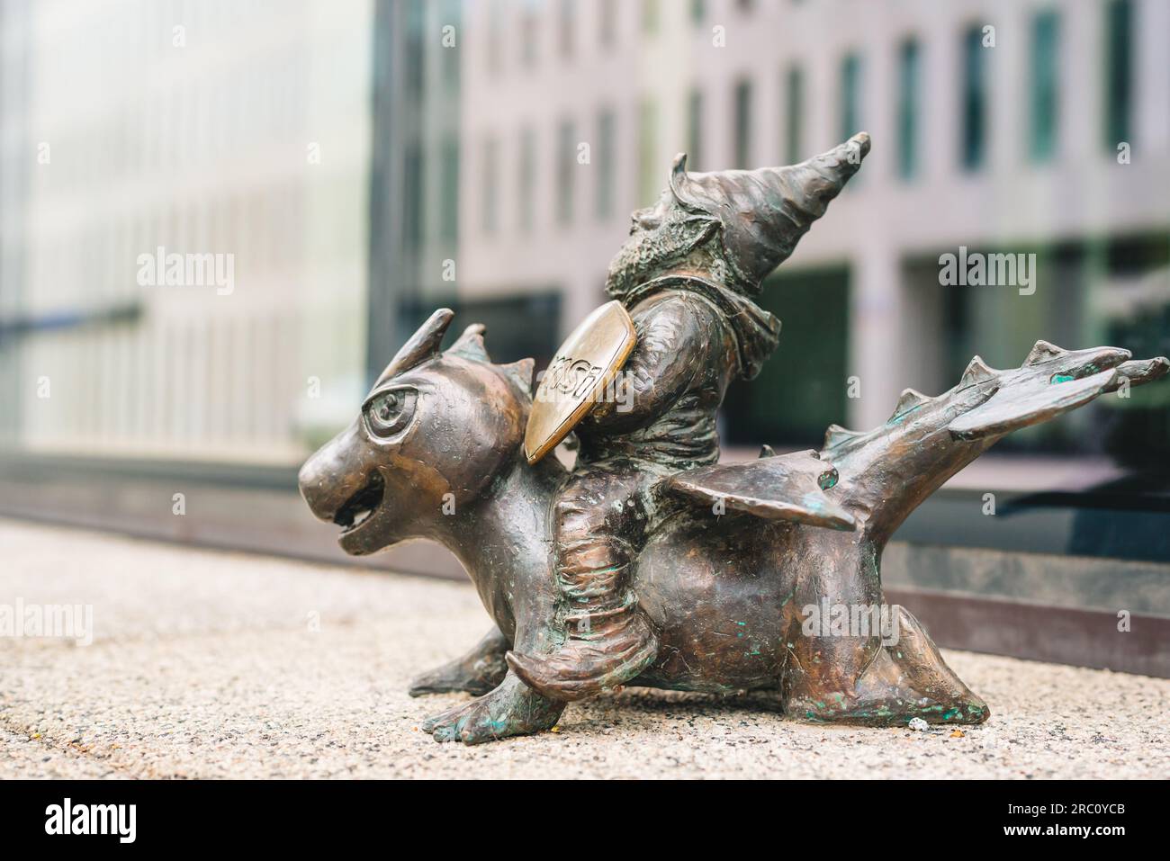 The Dwarfs of Wroclaw. Dwarfs sculptures lurking and hiding around ...