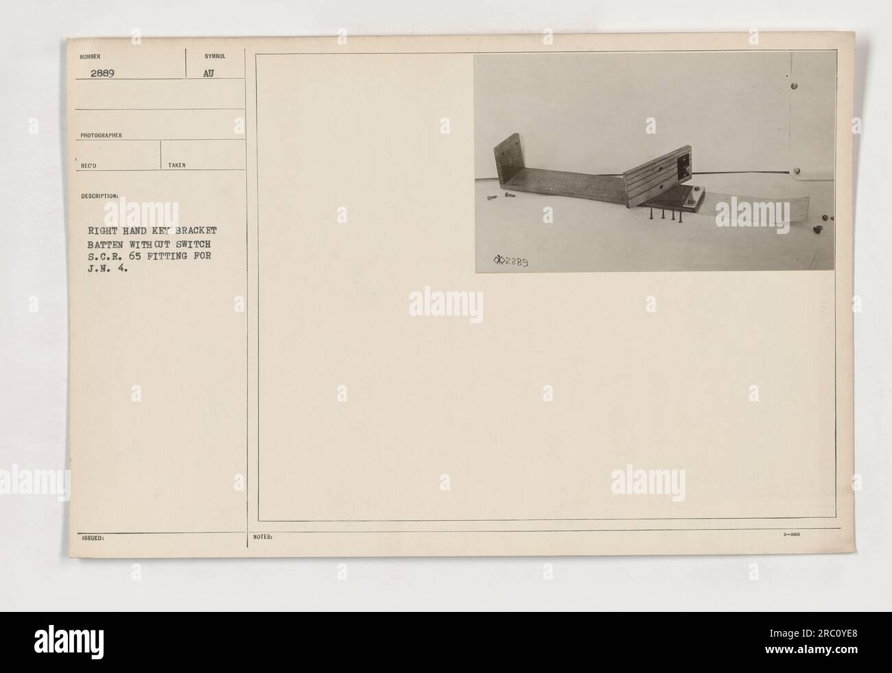 The image shows a right-hand key bracket batten without a switch. It is ...