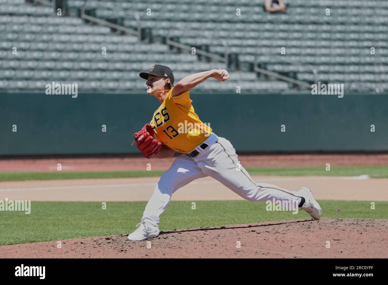 Salt Lake UT, USA. 9th July, 2023. Salt Lake pitcher Kolton Ingram (13 ...