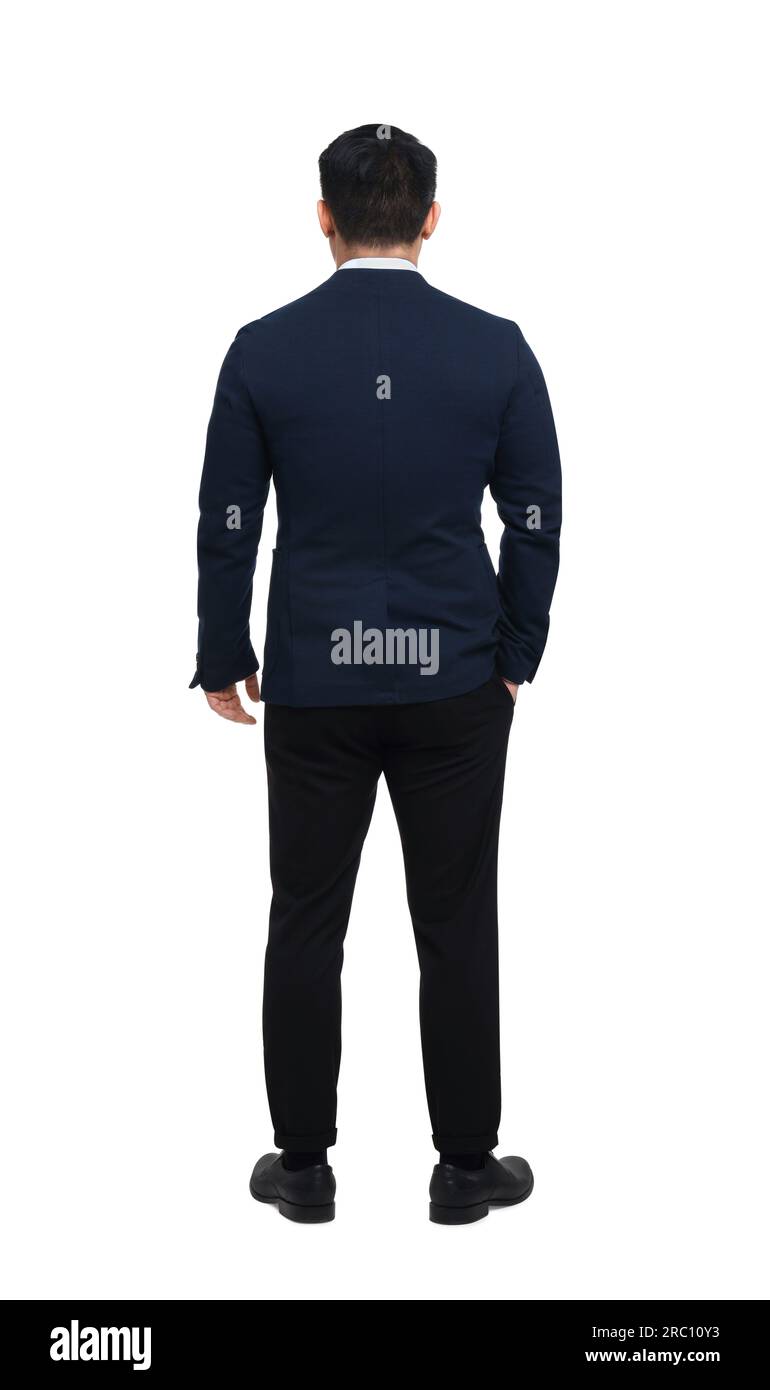 Suit jacket back view male Cut Out Stock Images & Pictures - Alamy