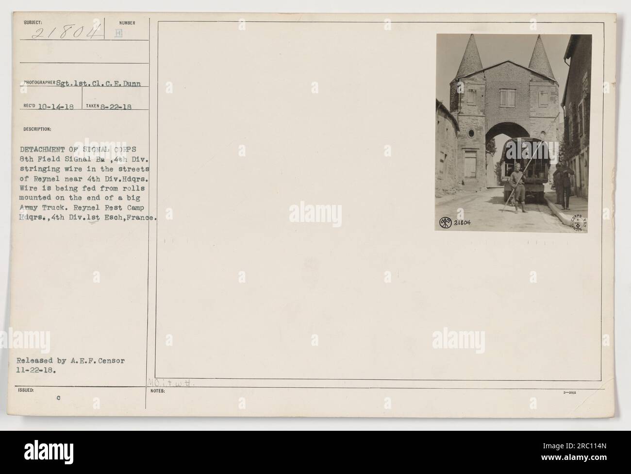 8th field signal bu hi-res stock photography and images - Alamy