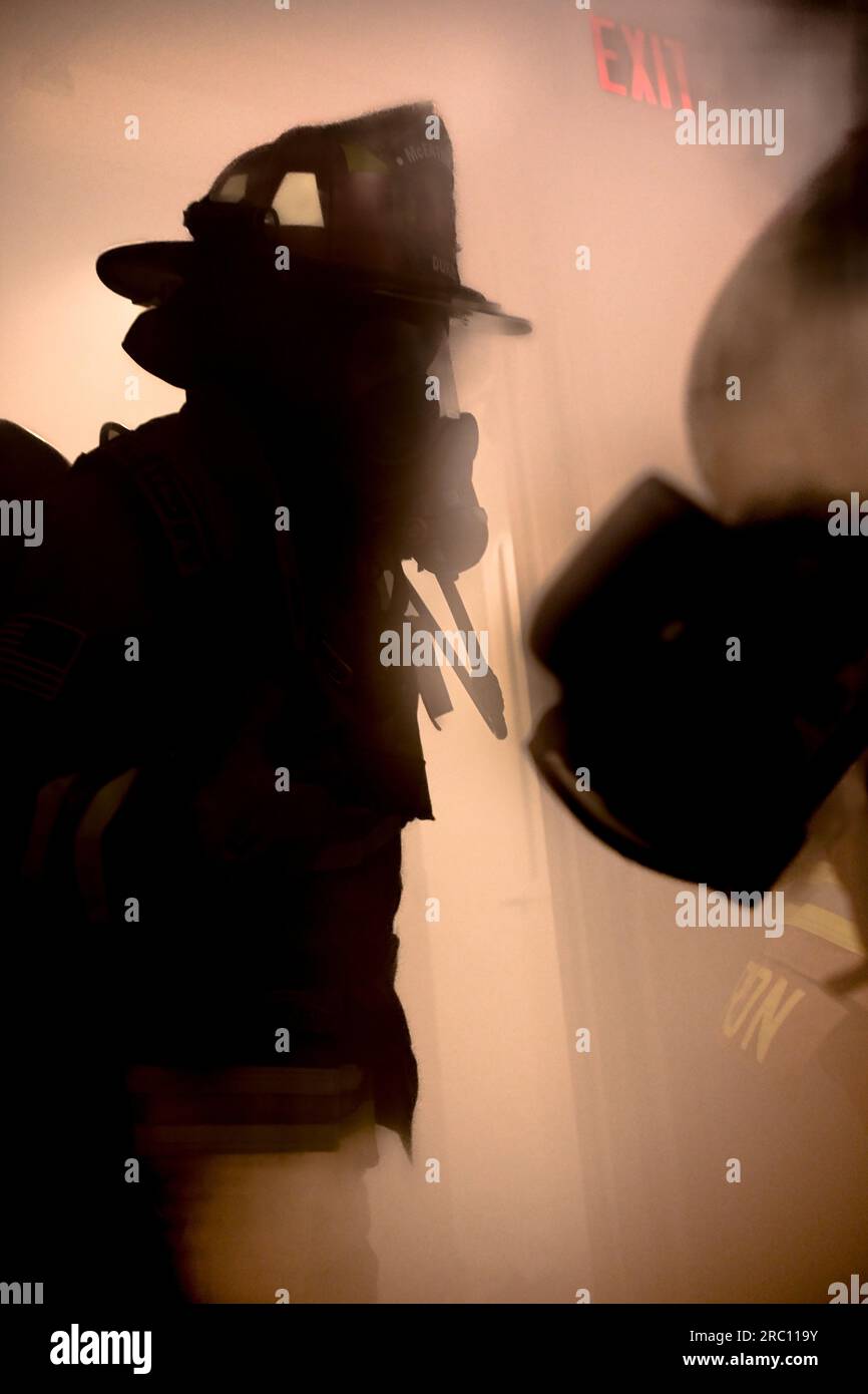 Firefighters assigned to the 169th Civil Engineer Squadron's fire ...