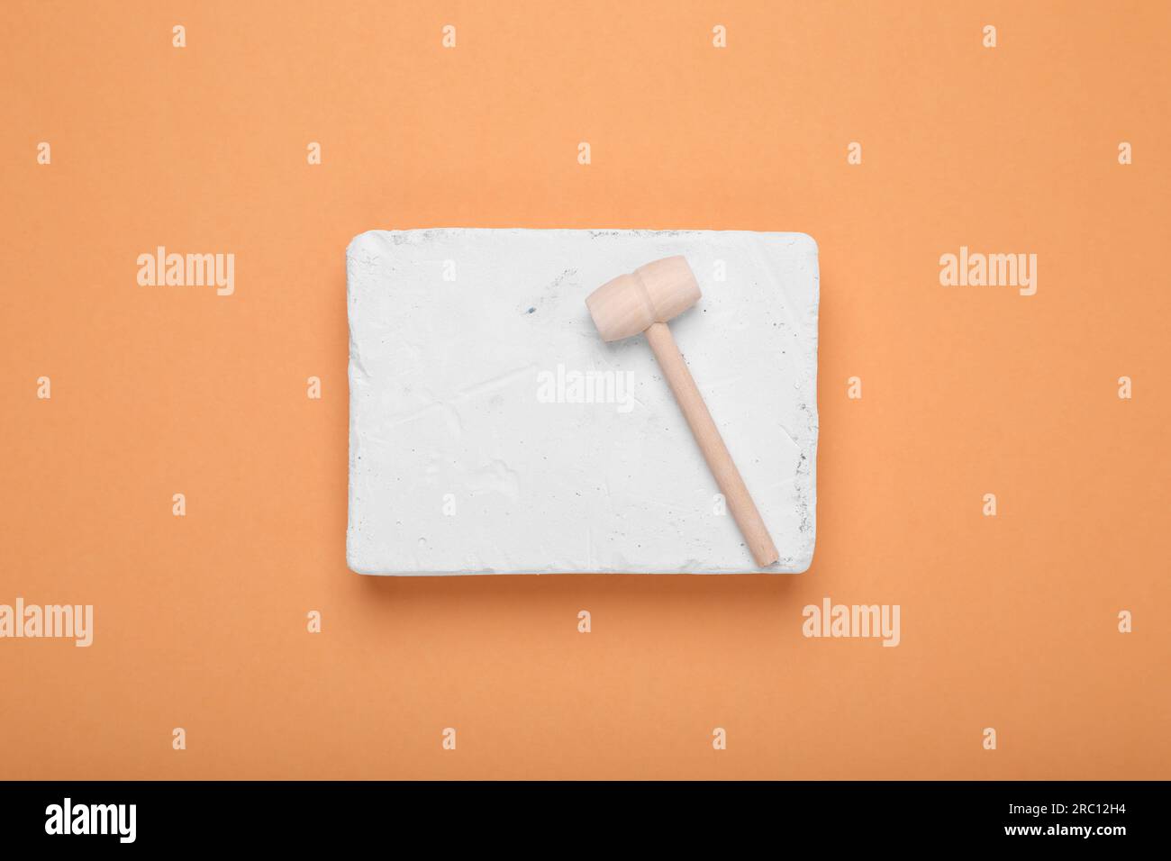 Educational toy for motor skills development. Excavation kit (plaster ...