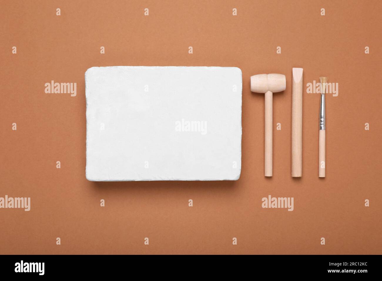 Educational toy for motor skills development. Excavation kit (plaster ...