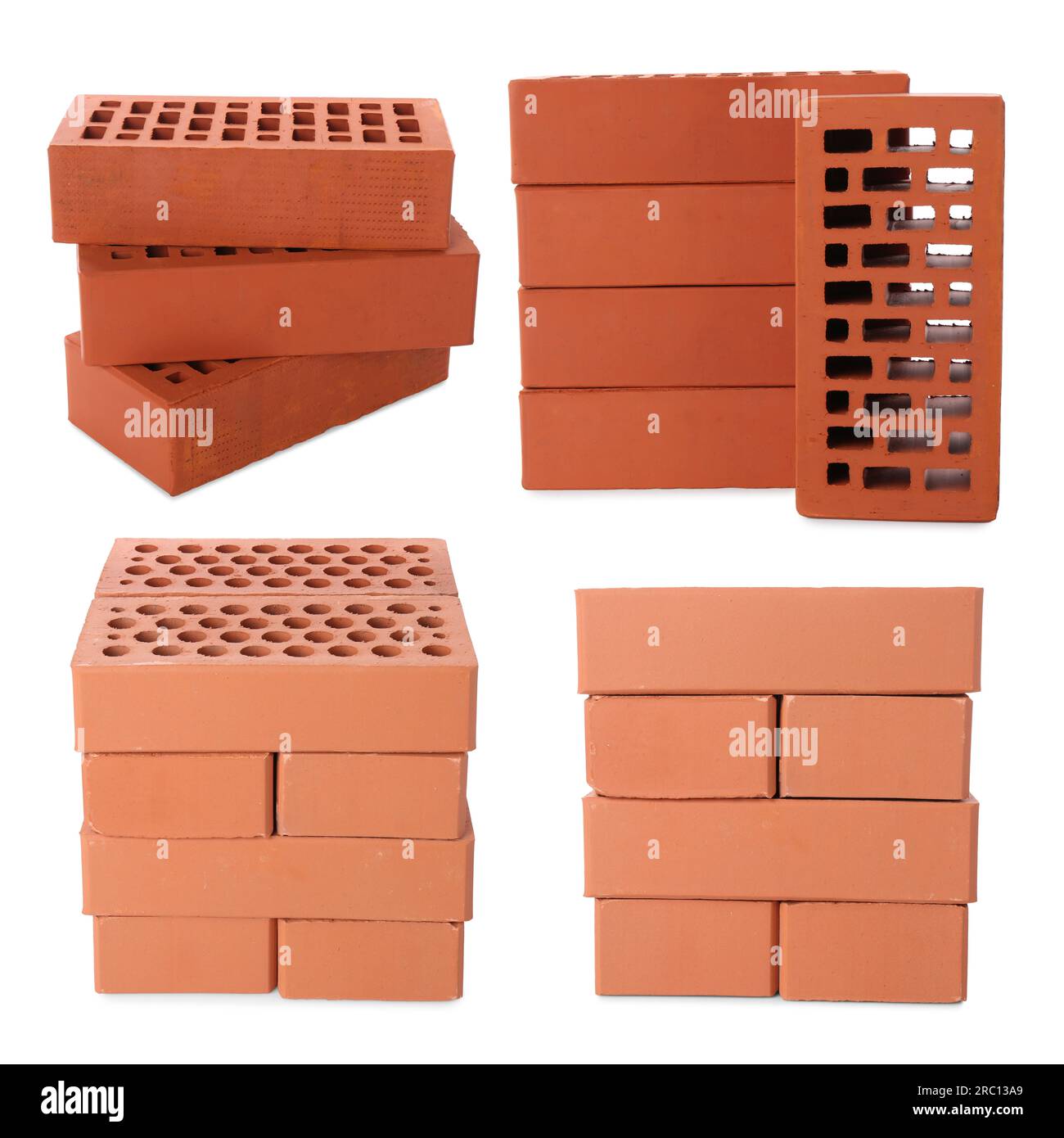 Pile of concrete bricks Cut Out Stock Images & Pictures - Alamy