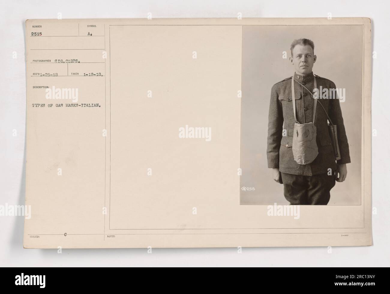 This is an image showing various types of Italian gas masks used during ...