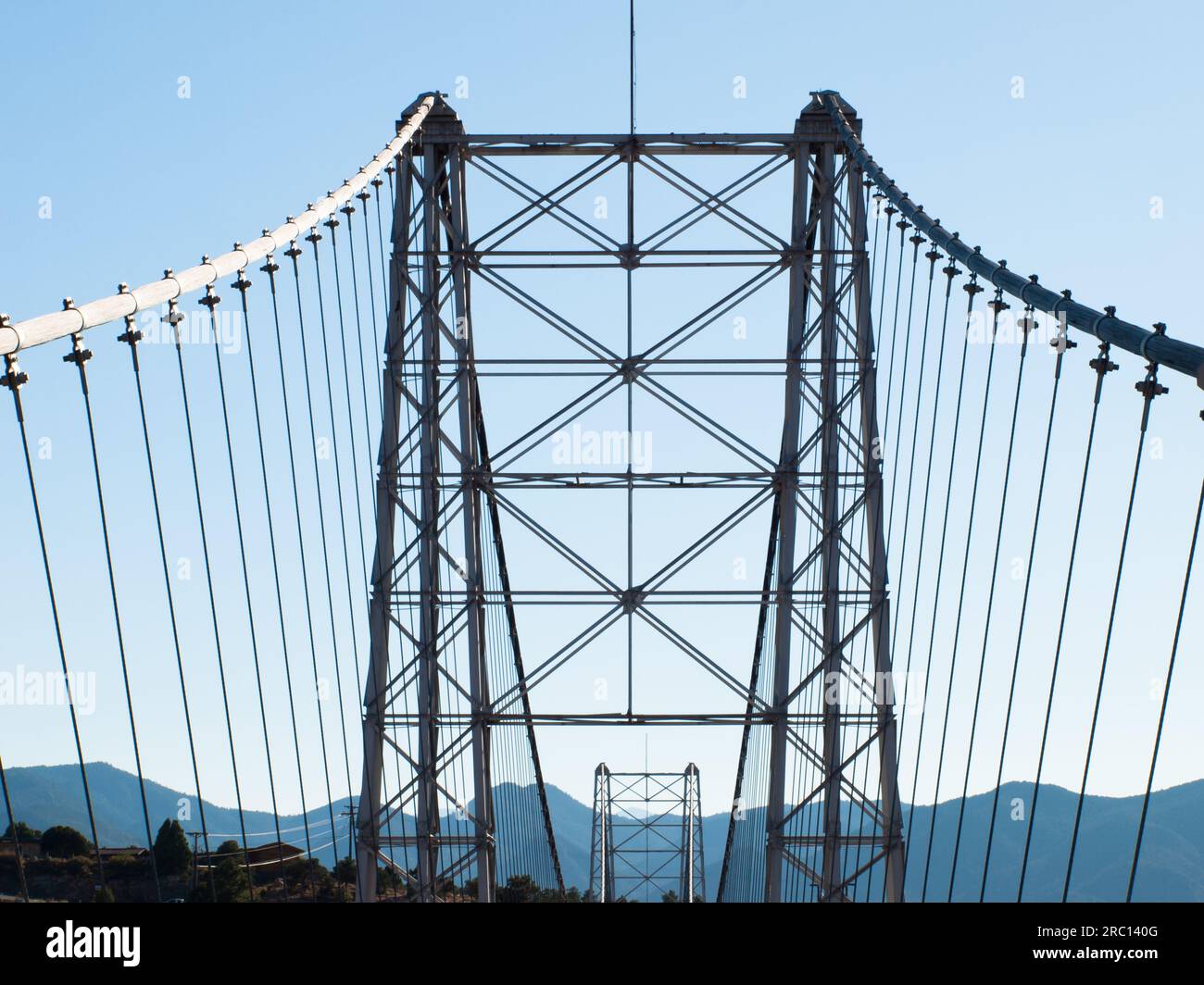 Suspension Bridge Cables Stock Photo - Alamy