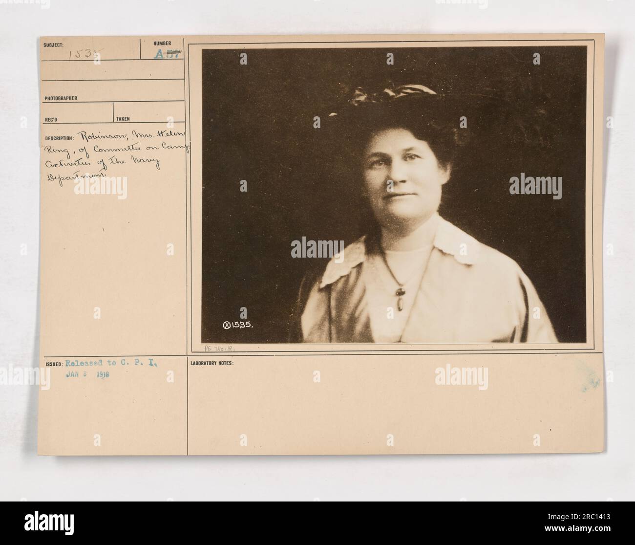 Mrs. Helen Ring Robinson, a member of the Committee on Camp Activities ...