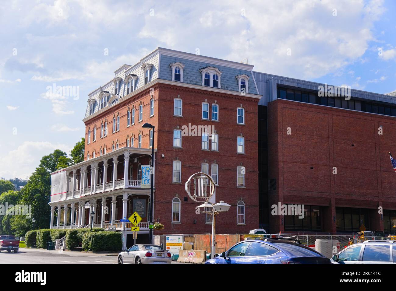 The Vermont history museum in Montpelier, Vermont on July 8, 2023 Stock ...