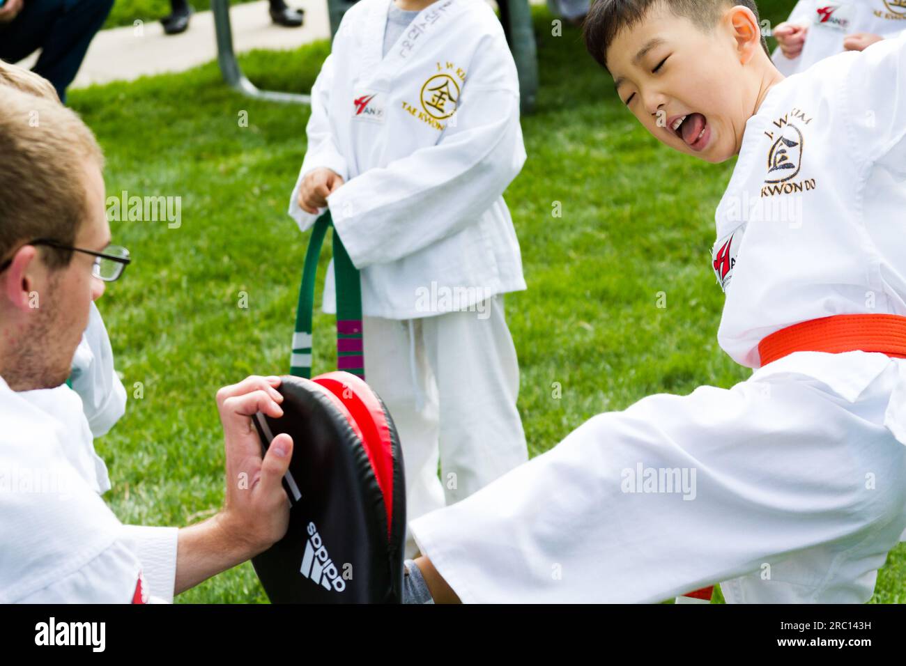 Tae Kwon Do Stock Photo - Alamy