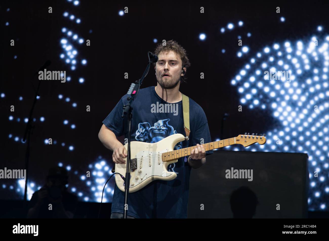 Sam Fender at TRNSMT 2023 Glasgow Green Glasgow Stock Photo - Alamy