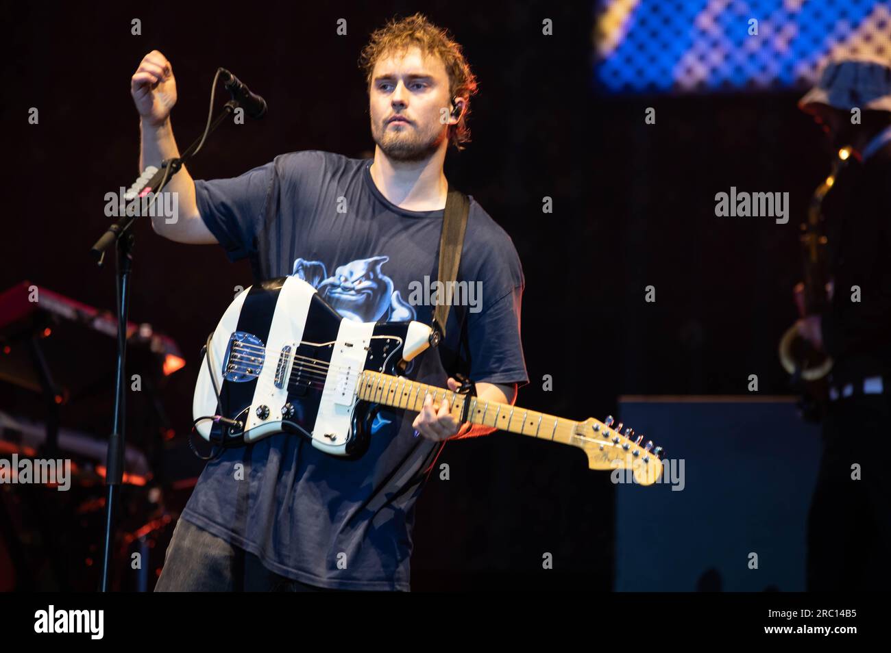 Sam Fender at TRNSMT 2023 Glasgow Green Glasgow Stock Photo - Alamy