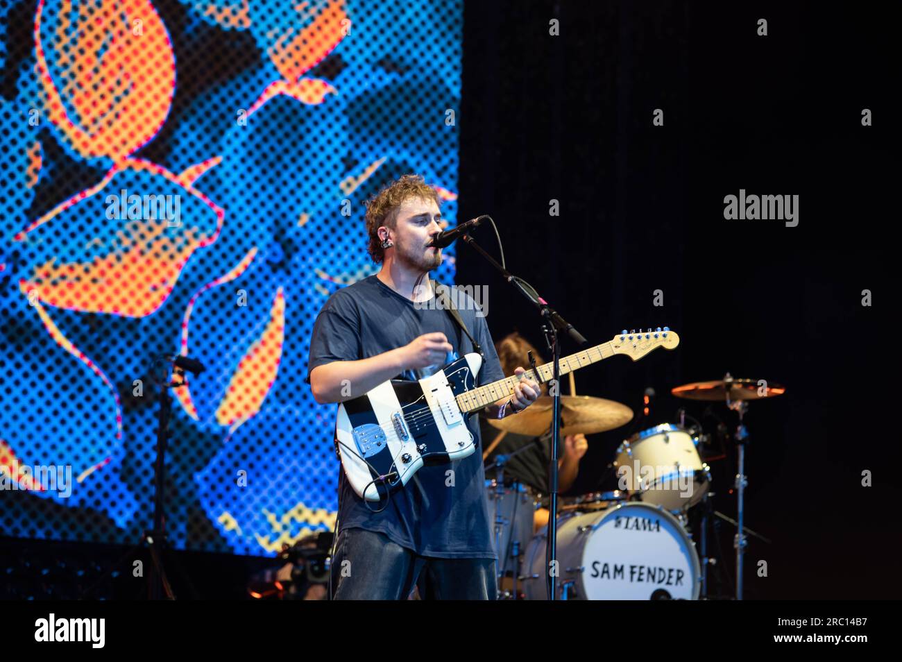 Sam Fender at TRNSMT 2023 Glasgow Green Glasgow Stock Photo - Alamy
