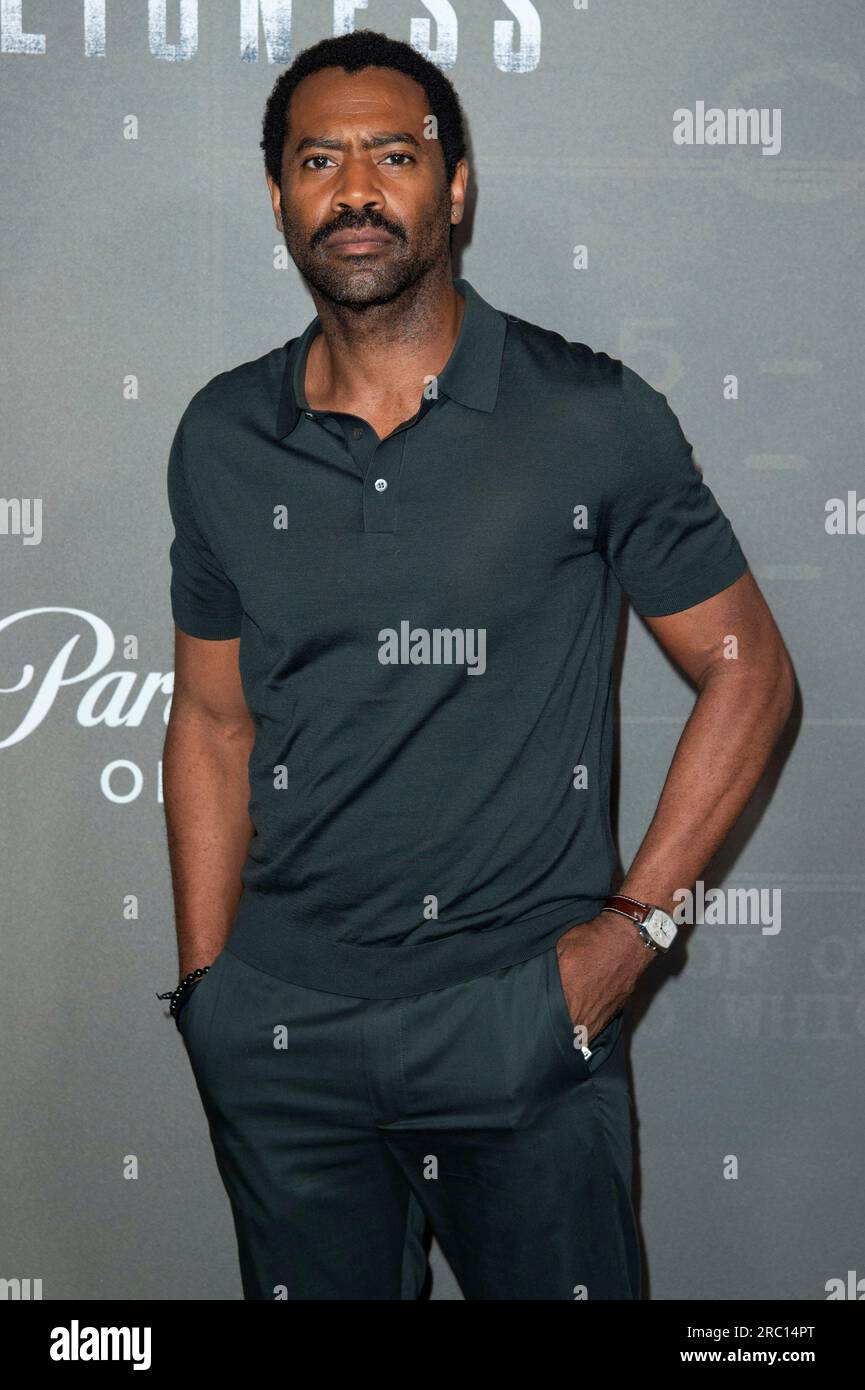 England, Great Britain, on 11 July 2023. Nicholas Pinnock poses at the ...