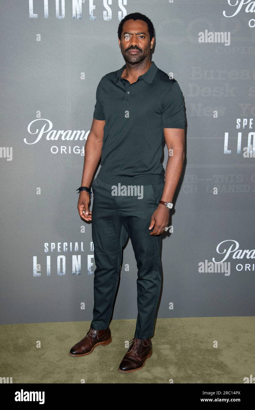 England, Great Britain, on 11 July 2023. Nicholas Pinnock poses at the ...