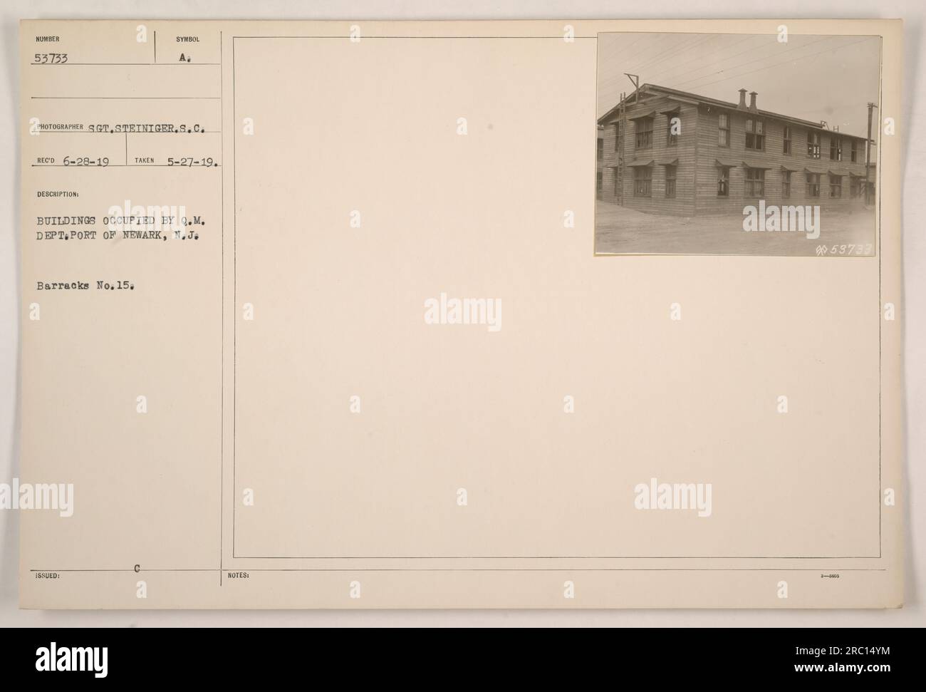 Buildings occupied by the Quartermaster Department at the port of ...