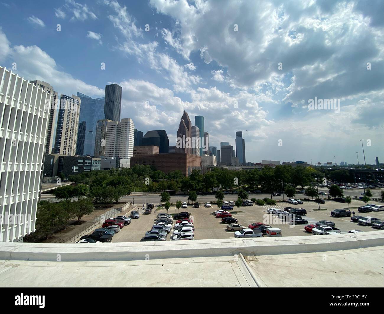 The 'Skylawn' rooftop urban park in Houston, Texas Stock Photo - Alamy
