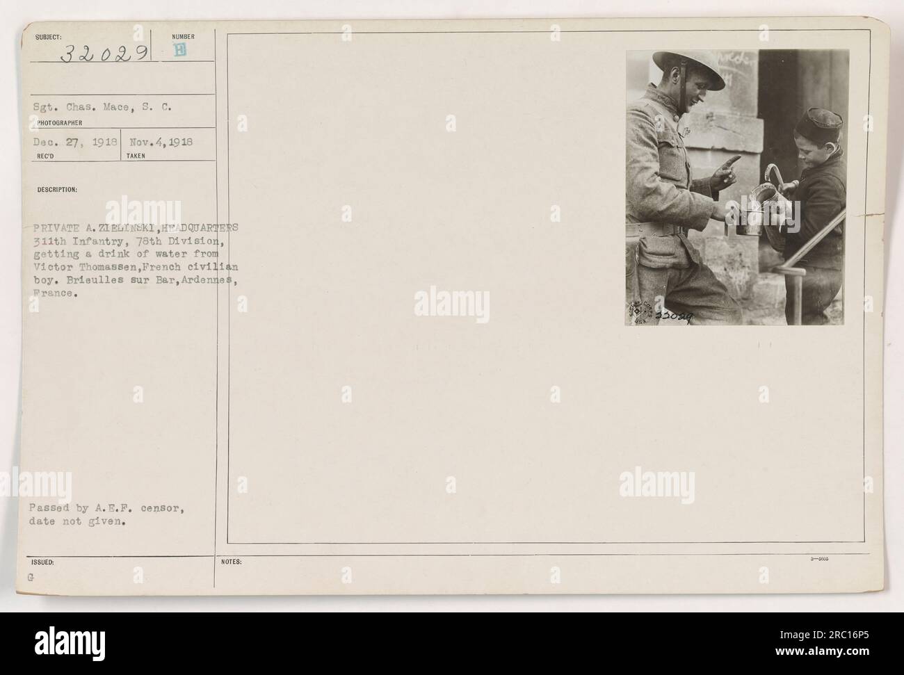 Headquarters 311th infantry hi-res stock photography and images - Alamy