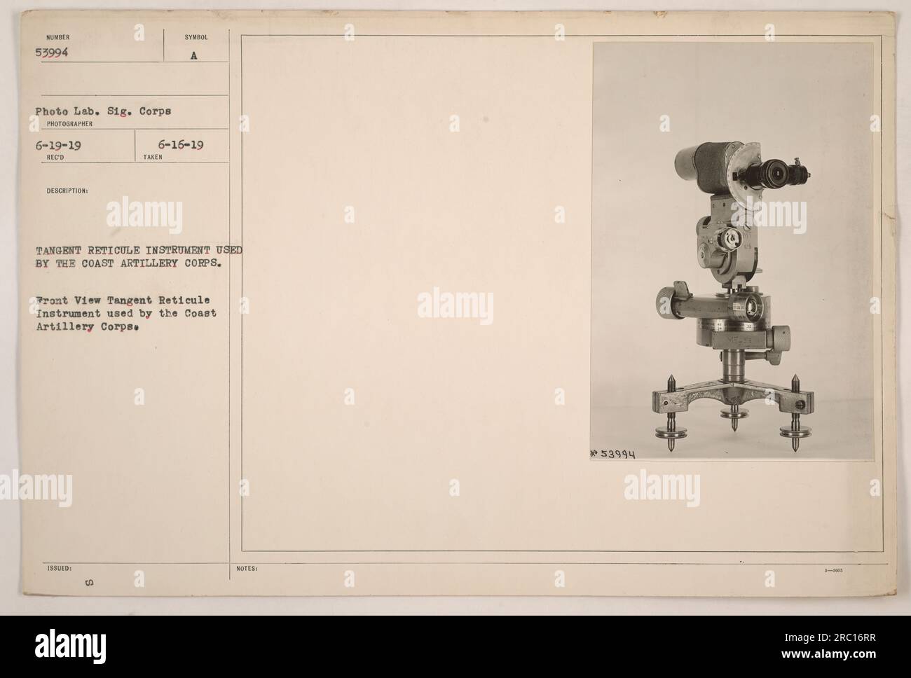 Tangent reticule instrument hi-res stock photography and images - Alamy
