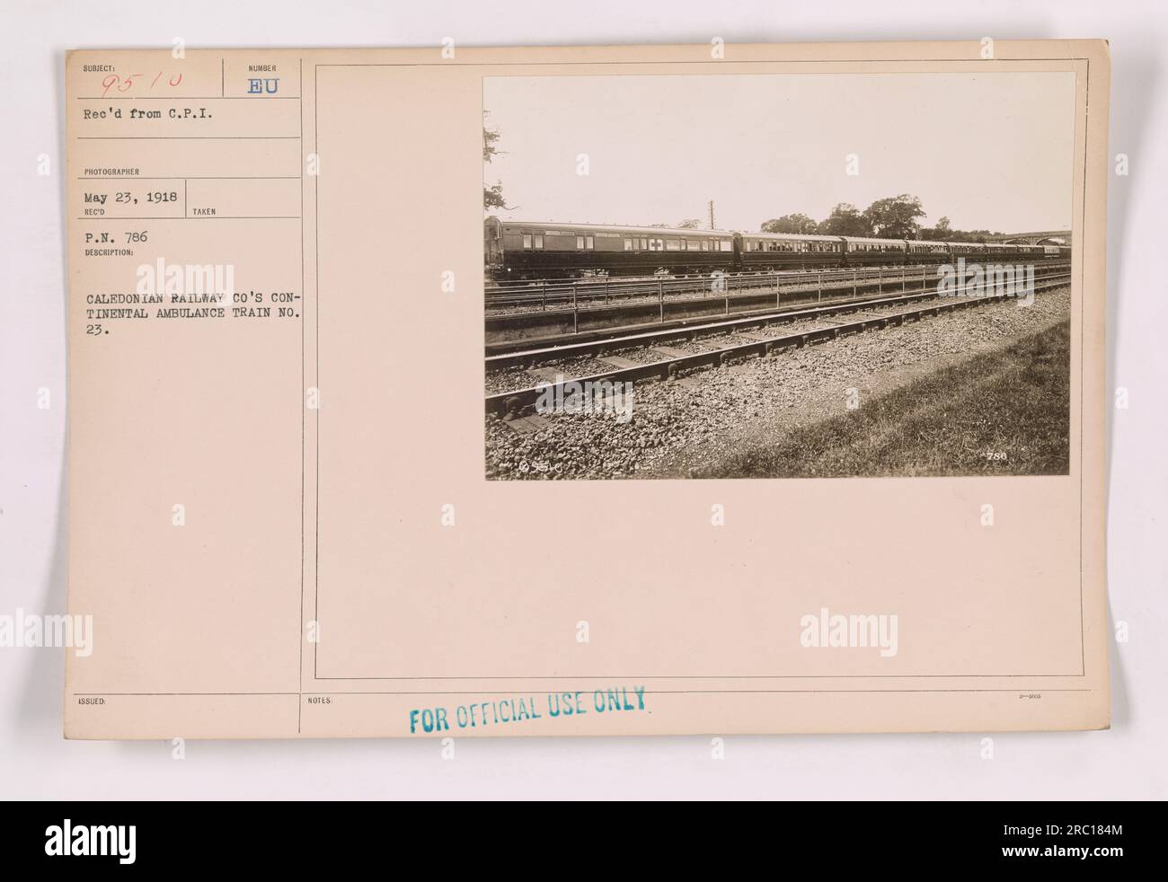 Continental ambulance train no 23 hi-res stock photography and images ...