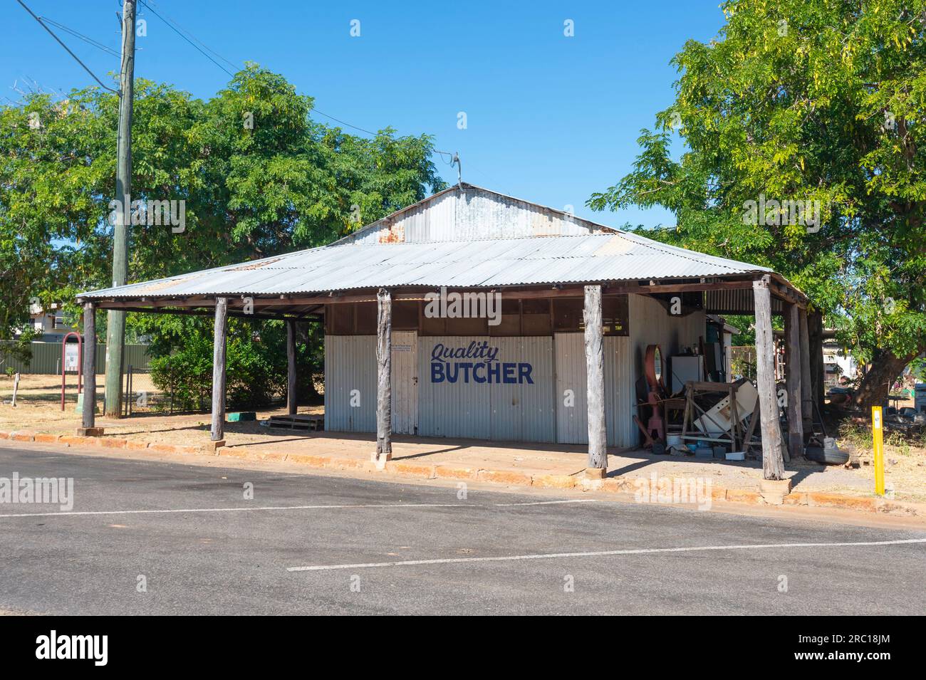 Old building at the visitors centre in the small rural town of Croydon ...