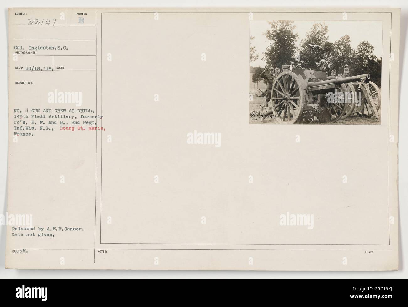 149th infantry regiment hi-res stock photography and images - Alamy