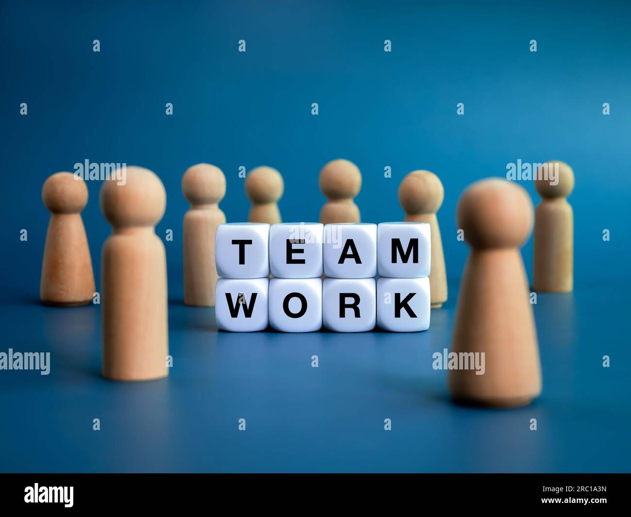Teamwork, team, leadership and family business concepts. Words ...