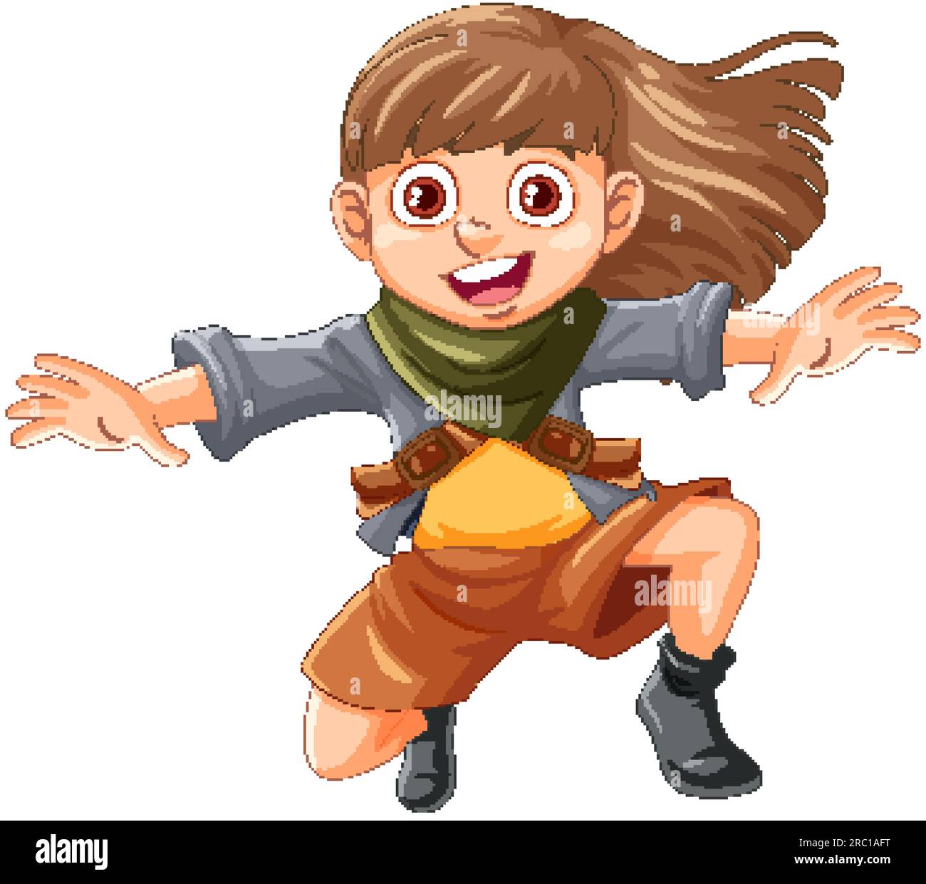 Super hero cartoon character illustration Stock Vector Image & Art - Alamy