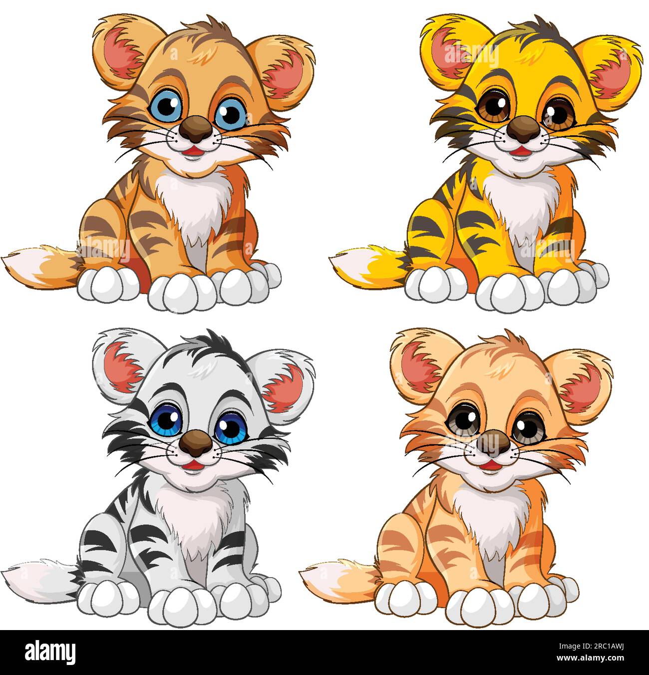 Tiger cubs Cut Out Stock Images & Pictures - Alamy