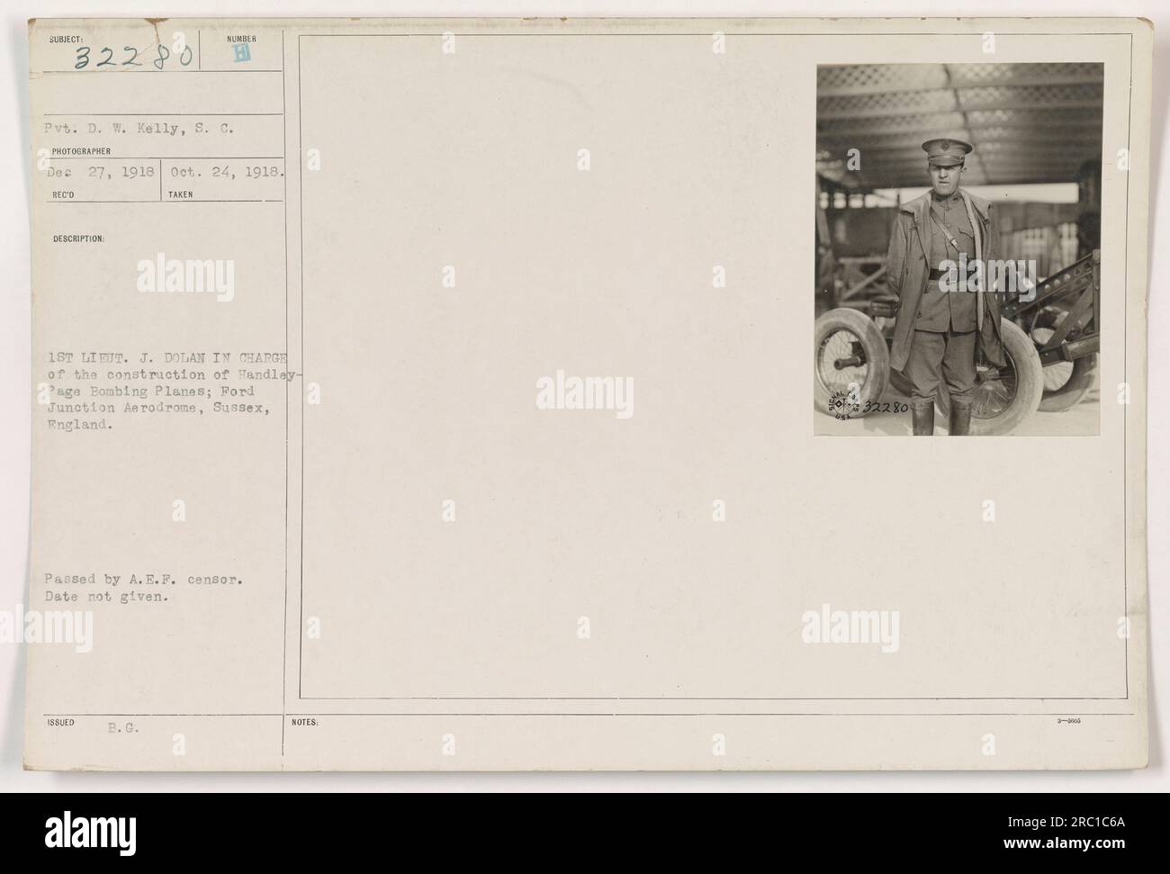 Private D.W. Kelly, of the Signal Corps, photographed this image on ...