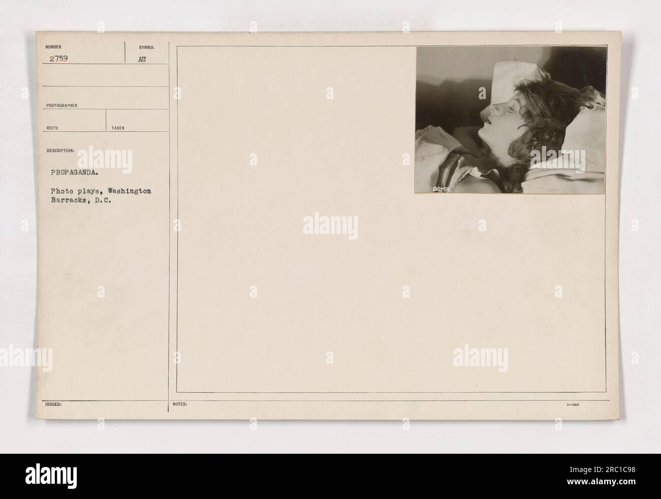 Washington barracks during ww1 hi-res stock photography and images - Alamy