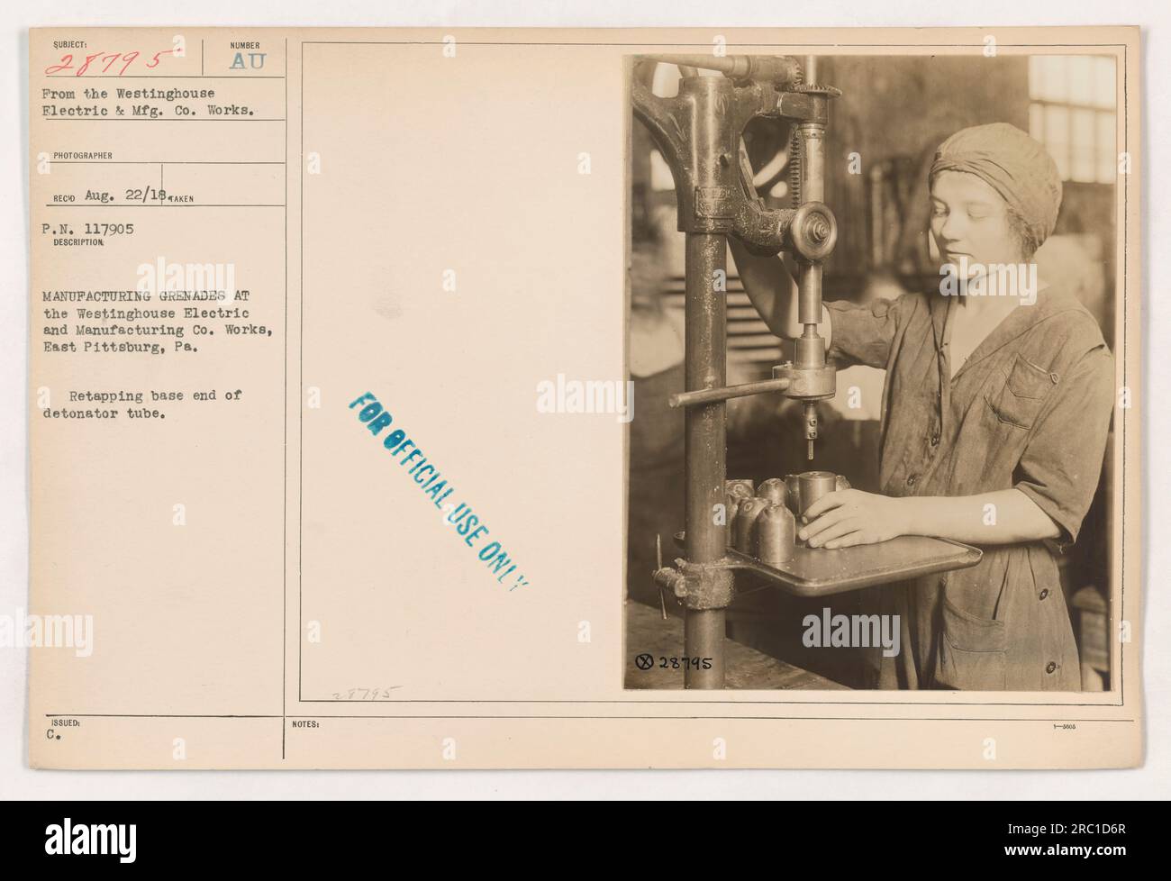 Workers at the Westinghouse Electric & Manufacturing Co. in East ...