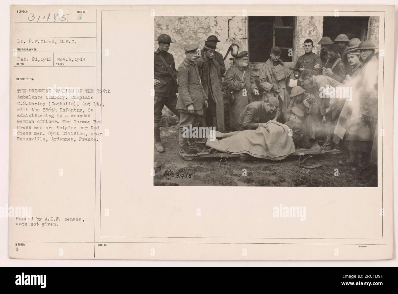 1918 soldiers in 356th infantry hi-res stock photography and images - Alamy