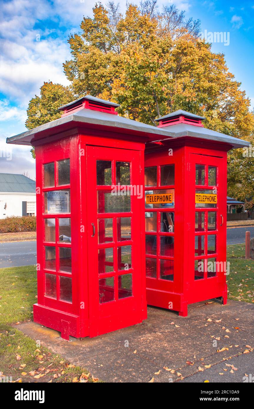 Old public telephone booth hi-res stock photography and images - Alamy