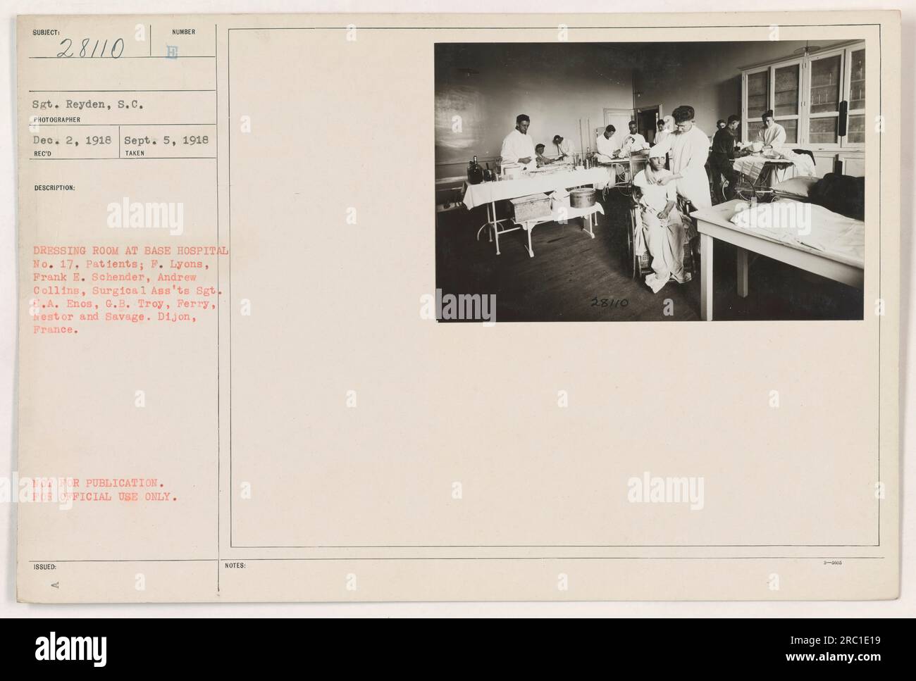 World war one medical assistants hi-res stock photography and images ...