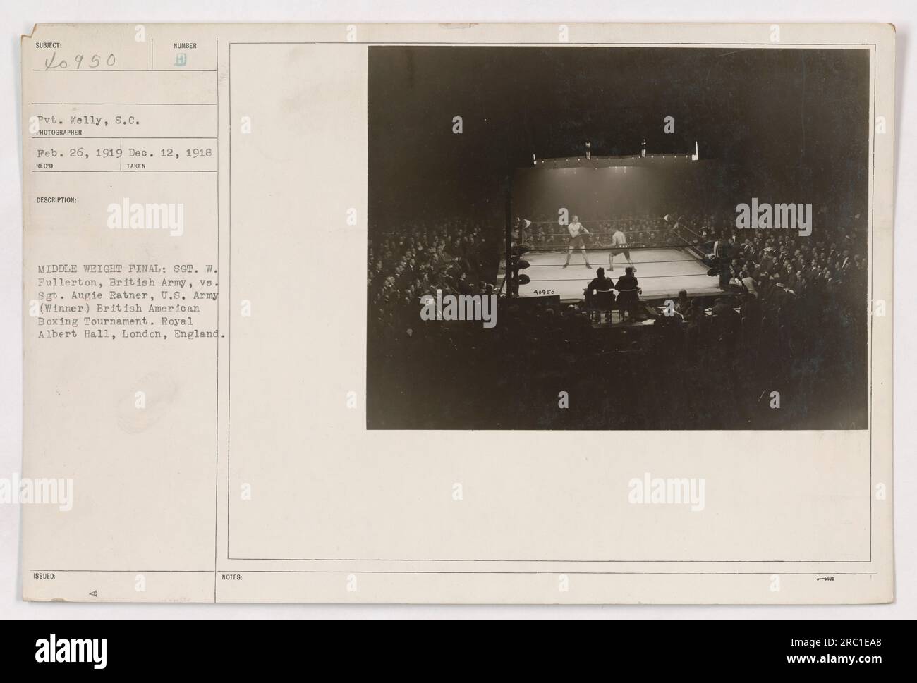 British Army's Sgt. Augie Ratner defeats U.S. Army's Pvt. Kelly in a ...