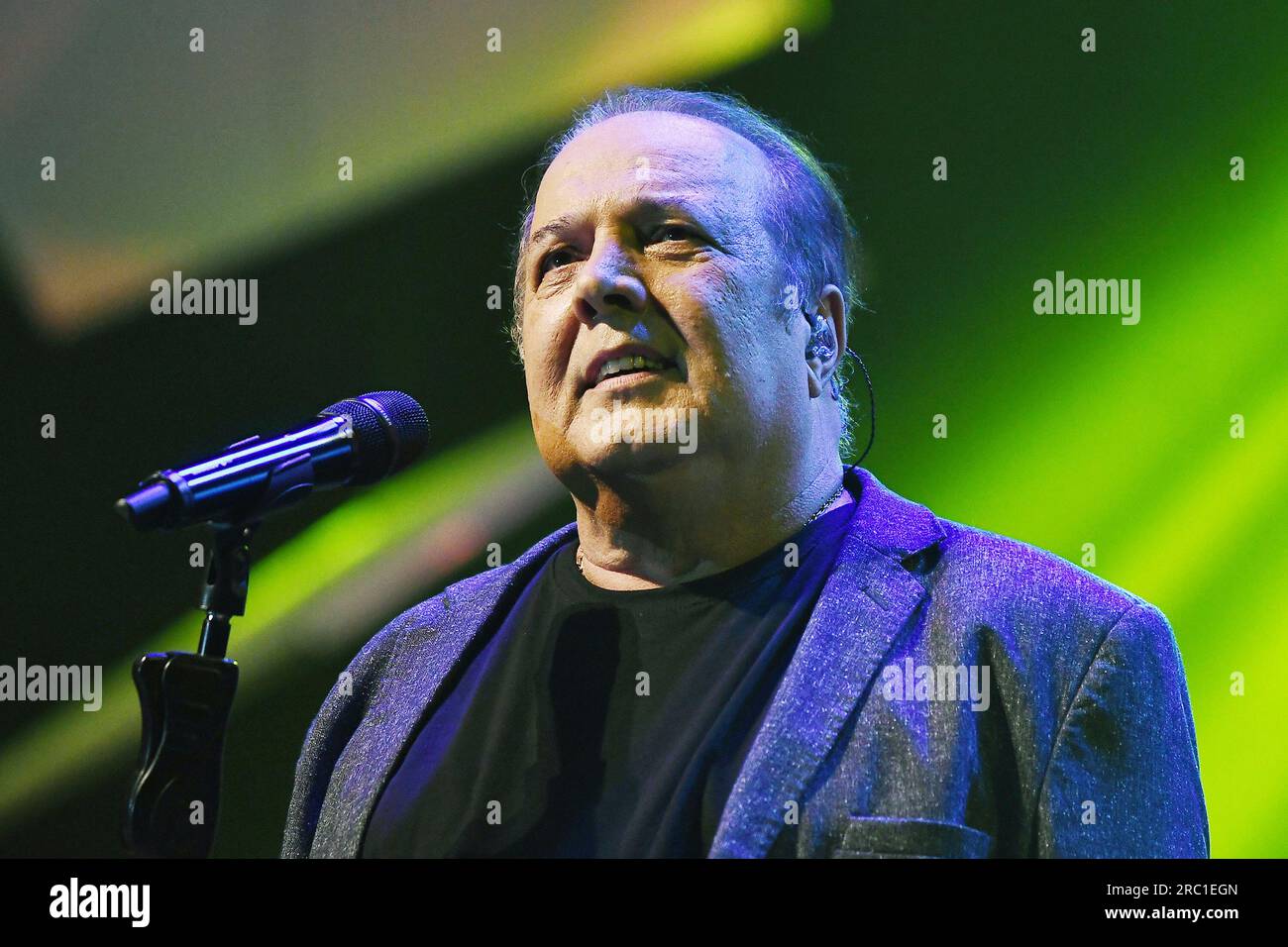 Rio de Janeiro, June 2, 2023. Singer José Augusto, during a concert at ...