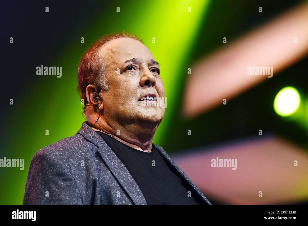 Rio de Janeiro, June 2, 2023. Singer José Augusto, during a concert at ...