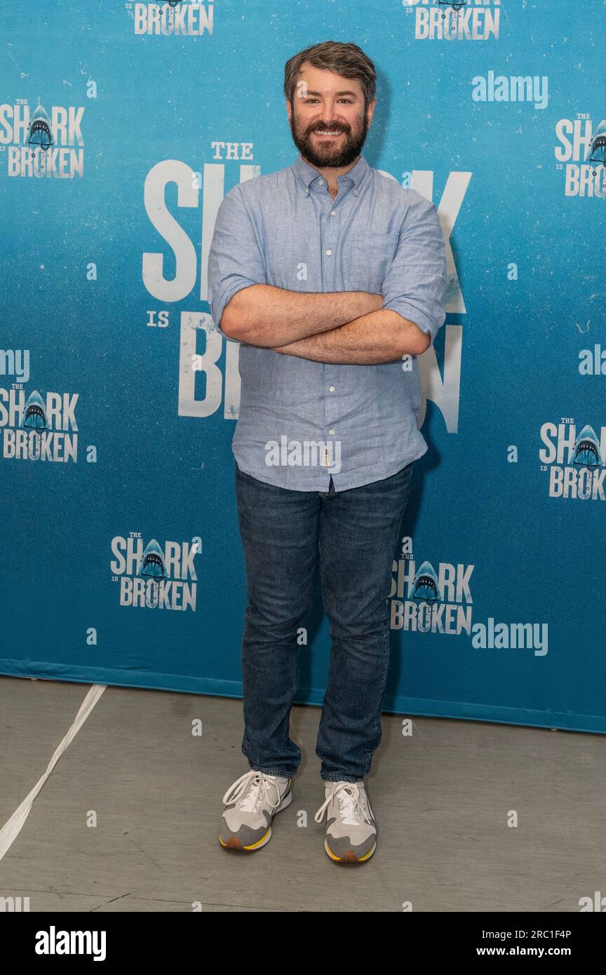 Alex Brightman attends photocall for upcoming play The Shark is Broken ...